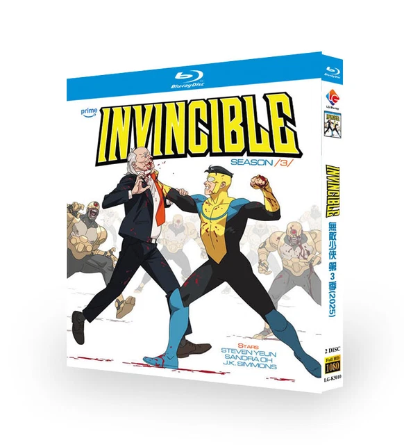 INVINCIBLE SEASON 3 (2025) Series 2-Discs New Boxed £20.82 - PicClick UK