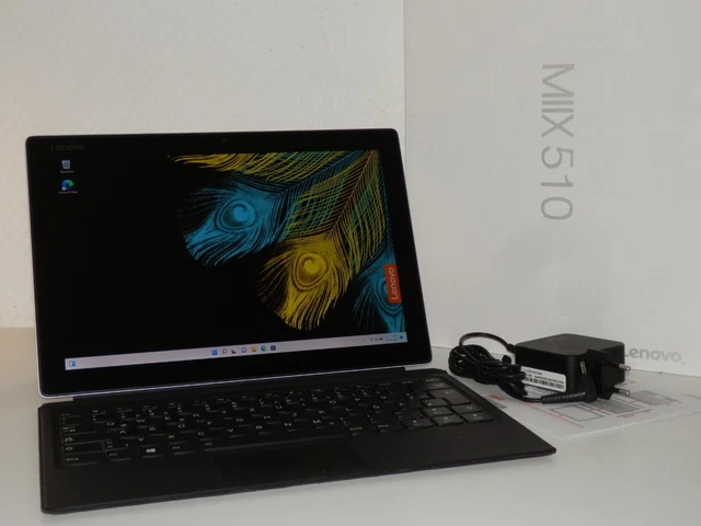 LENOVO MIIX 510-12IKB, Intel Core i7-7500U, 8 GB RAM, 256 GB SSD, 12 ...