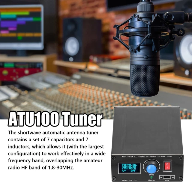 ATU 100 0A AUTOMATIC ANTENNA Tuner 100W 1 8 55MHz With Shell Battery ATU 100 0A AUTOMATIC ANTENNA Tuner 100W 1 8 55MHz With Shell Battery