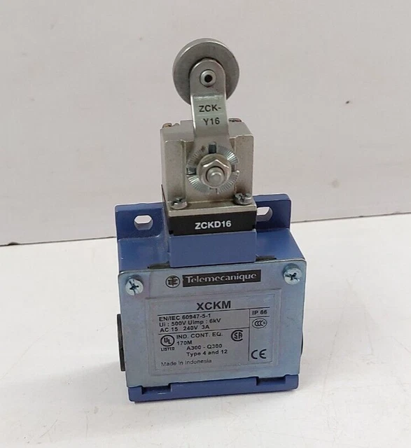 TELEMECANIQUE XCKM LIMIT Switch Zckd16 Ui = 500v Uimp = 6kv AC 15 240v 3a EUR 199,30 - PicClick FR