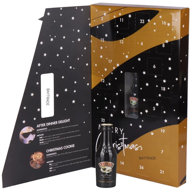 BAILEYS ADVENT CALENDAR 2025 Christmas Adults Baileys Miniature 50cl ...