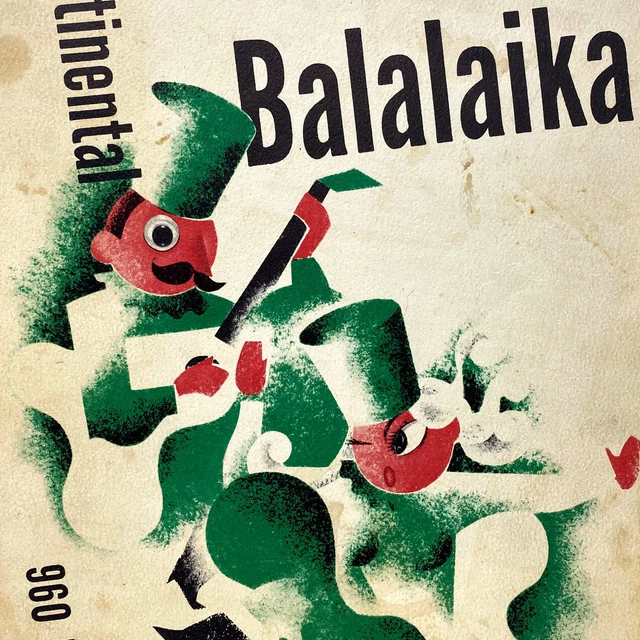 VINTAGE 1950S BALALAIKA Restaurant Menu Bush Street San Francisco ...