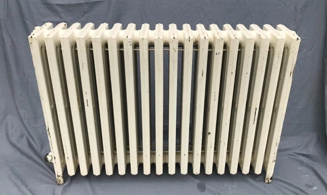 ANTIQUE CRANE HOT Water Radiator 18 Sections Cast Iron 6x22x33 VTG Old ...