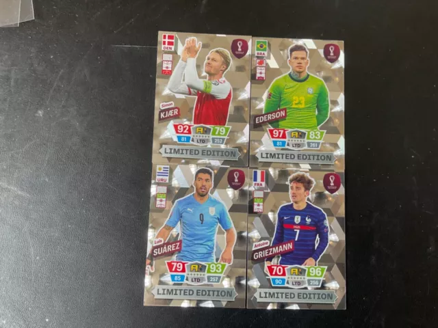 PANINI ADRENALYN XL FIFA WM Katar 2022 4 limitierte Auflage Karten EUR ... PANINI ADRENALYN XL FIFA WM Katar 2022 4 limitierte Auflage Karten EUR ...
