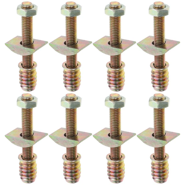 2 COUNT SCREW Rod Connection Parts Headboard Bolts Furniture Screws and ...