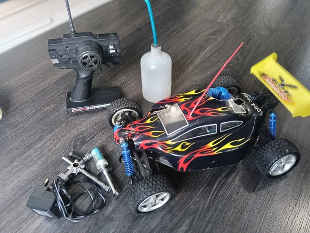 NITROTEK CONDOR FAST NITRO RC 1/10 buggy car 4WD ACME truck HSP Engine ...