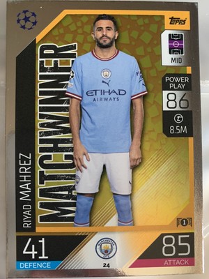 MATCH ATTAX 2022 2023 22 23 Riyad Mahrez Manchester City Match Winner £ ...