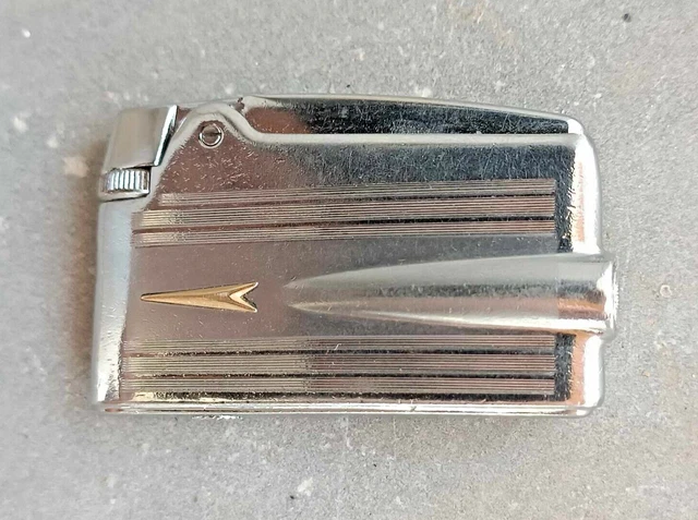 RONSON COLLECTIBLE METAL rare varaflame vintage lighter made in England ...
