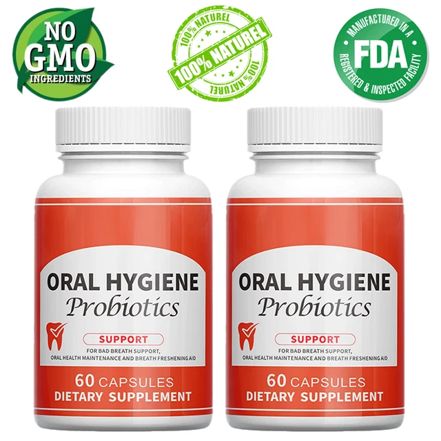 ORAL PROBIOTICS CAPSULES - Tooth Decay Prevention, Fresh Breath,Teeth ...