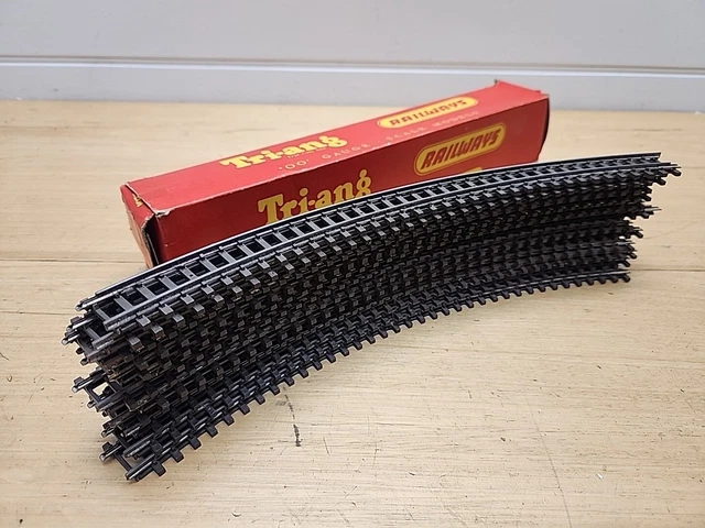 TRIANG TRI-ANG HORNBY R483 Double Curves X12 OO/HO Track Boxed $80.00 ...
