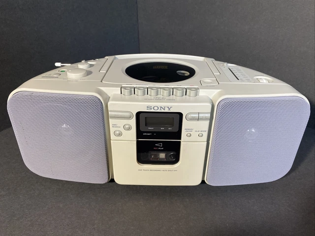 VINTAGE SONY CFD-20 CD Radio Cassette Recorder Boombox New Belts Tested ...