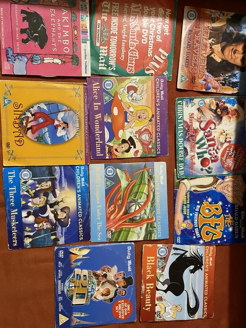 11 MIXED FAMILY Kids Children’s DVD Bundle Job Lot Daily Mail Films £6. ...