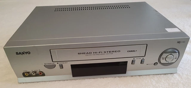 SANYO VHR-H775SP VCR VHS reproductor vídeo 6 cabezales EUR 55,00 - PicClick IT
