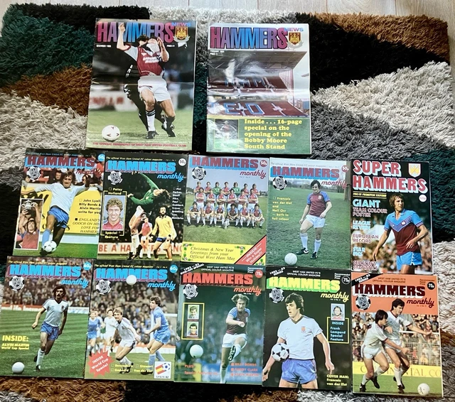 WEST HAM UNITED Memorabilia 1980’s And 90’s- Hammers Monthly And ...