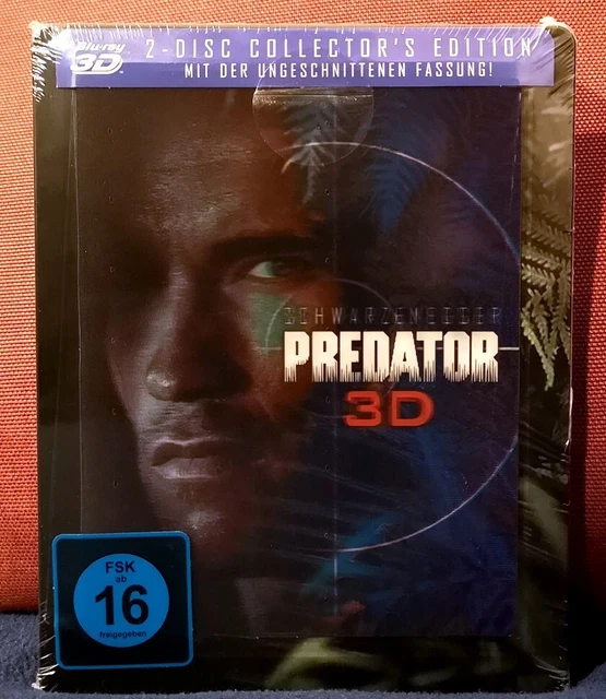 PREDATOR 3D LENTICULAR Steelbook Edition Blu-ray uncut Schwarzenegger Bluray EUR 74,90 - PicClick IT