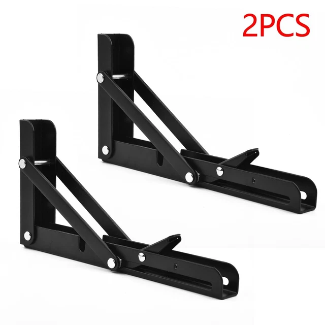 SCAFFOLD BOARD FOLDING Bracket Black+Finish Cabinets Campervan Caravan ...