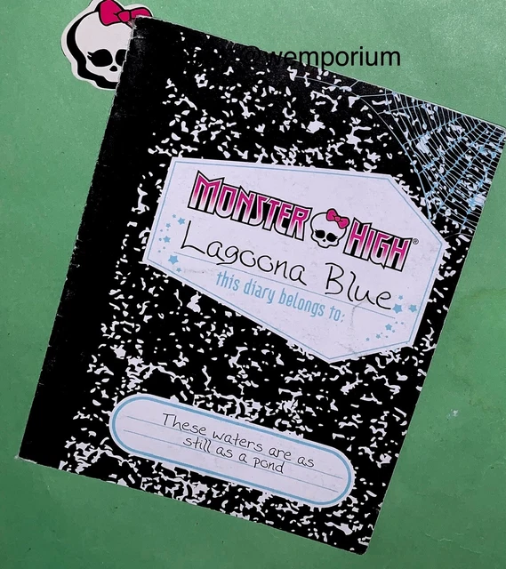 MONSTER HIGH LAGOONA Blue 13 Wishes Diary Journal Doll Spares ...