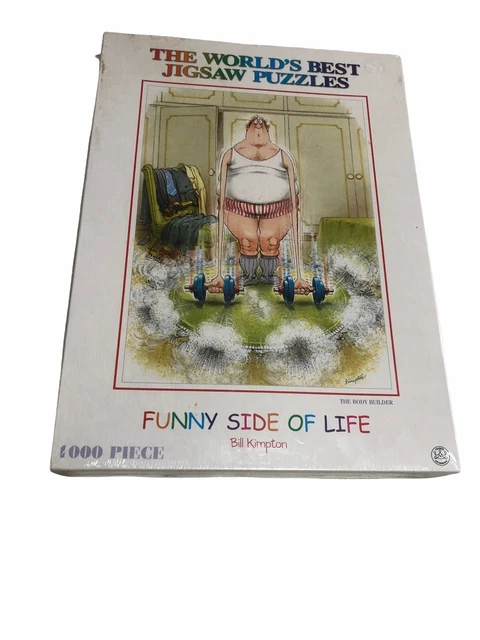 FUNNY SIDE OF Life BILL KIMPTON (The Body Builder) 1000 Piece Puzzle ...