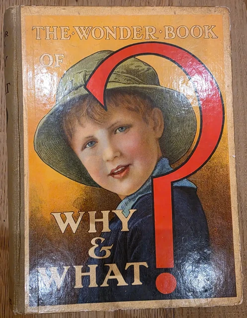 THE WONDER BOOK of Why and What? Answers to Children's Questions - 1930 ...