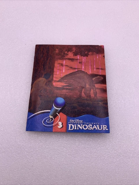 VINTAGE WALT DISNEY Pictures Presents Dinosaur Nestle Booklet Mini Book ...