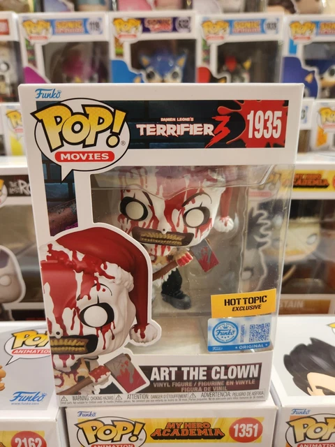 FUNKO POP! TERRIFIER Art the Clown #1935 Hot Topic Exclusive With ...