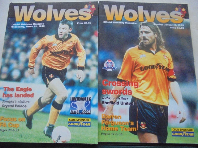 18 WOLVES HOME Programmes from 1990's SEE LIST £13.97 - PicClick UK