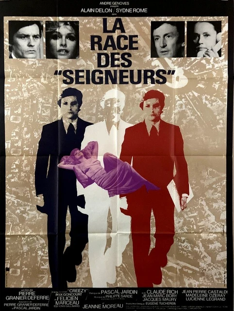 ALAIN DELON SYDNE Rome Jeanne Moreau LA RACE DES SEIGNEURS 1974 120x160 ...