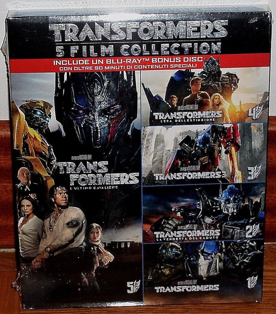 COLECCION TRANSFORMERS 1-5 Peliculas 5 Blu-Ray+Blu-Ray Extras Nuevo ...