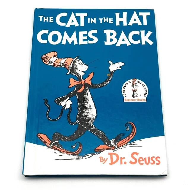 THE CAT IN the Hat Comes Back Dr. Seuss 1958 Beginner Books Hardcover ...