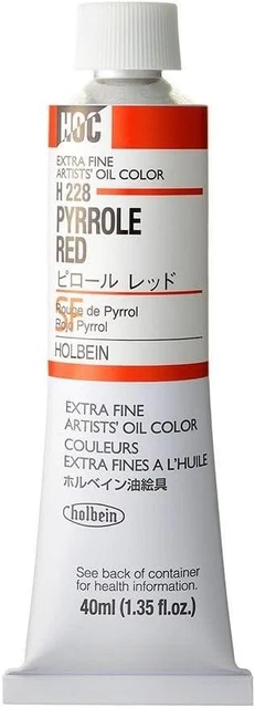 ARTIST OIL COLORS pyrrole red 40 ml $82.98 - PicClick AU