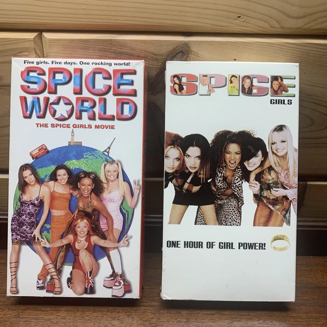 SPICE WORLD THE Spice Girl Movie VHS 1998 & One Hour Of Girl Power 1997 £18.85 - PicClick UK