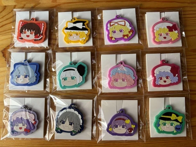 TOUHOU PROJECT COMPLETE set of 12 types Yukkuri Collector Rubber ...
