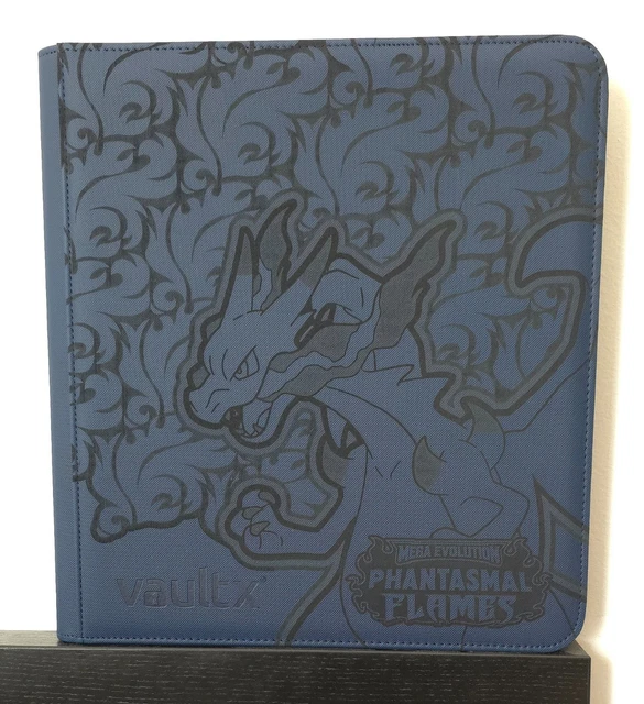 POKEMON PHANTASMAL FLAMES Charizard EX Laser Engraved Binder - Royal ...