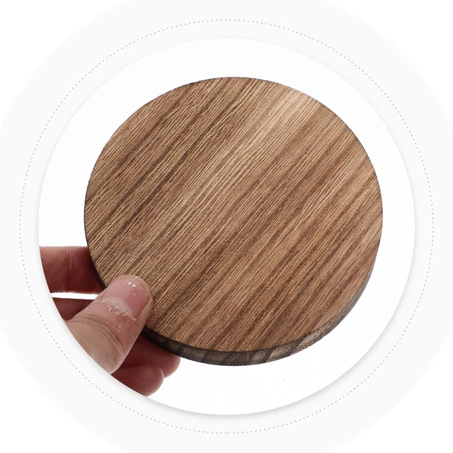 5 PCS ROUND Wood Display Boards Natural Slices Unfinished Circles for ...