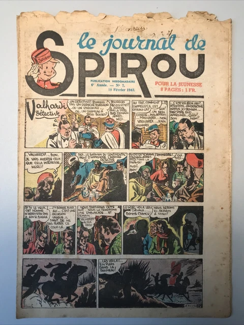 BD - LE journal de Spirou 1943-1944 6ème année - lot 20 Vol EUR 25,50 - PicClick FR