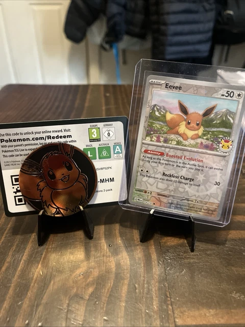 EEVEE PRISMATIC EVOLUTIONS 074/131 Holo Pokemon Day 2025 Stamped Promo ...