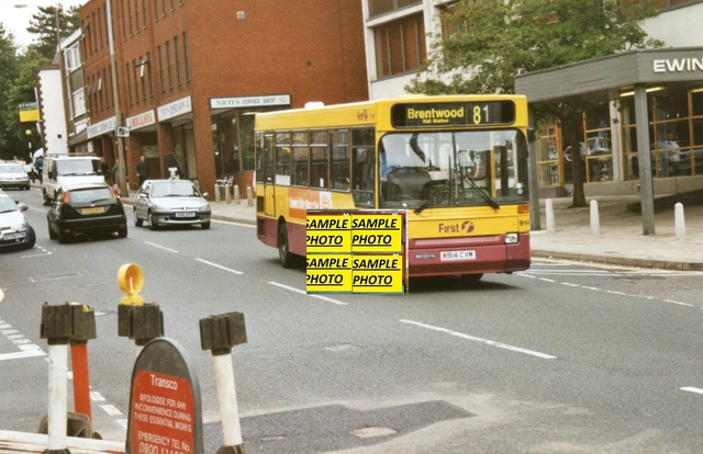 FIRST EASTERN NATIONAL Colour Bus Photograph-K914 CVW Route 81 £1.00 ...