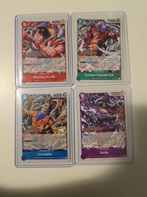 MONKEY D LUFFY - ST01-012 Treasure Cruise Promo + ST02-013 + ST03-003 ...