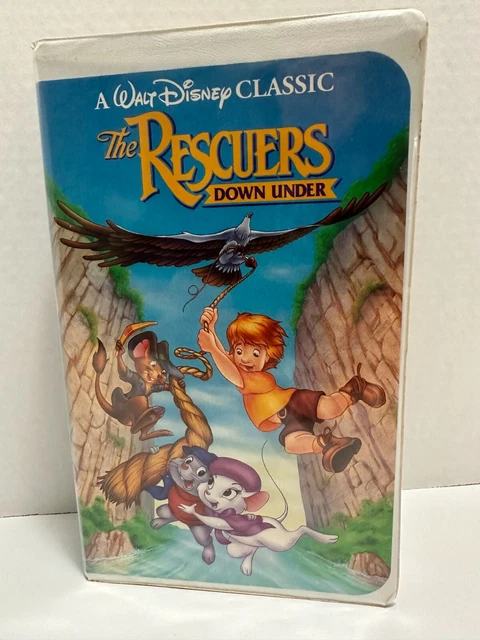 THE RESCUERS DOWN Under, Walt Disney Classic VHS 1991, #1142, Rare ...