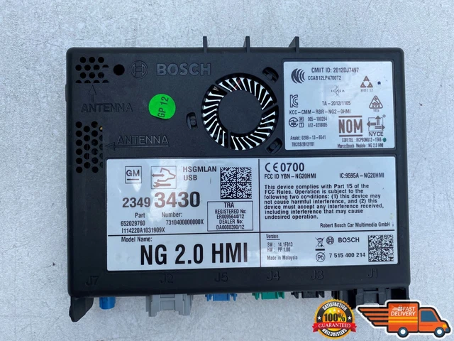 2014-2016 CORVETTE C7 Human Machine Interface Hmi Control Module ...