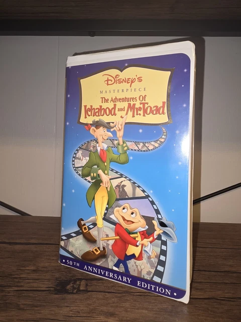 THE ADVENTURES OF Ichabod and Mr. Toad (VHS, 1999) Disney 50th ...