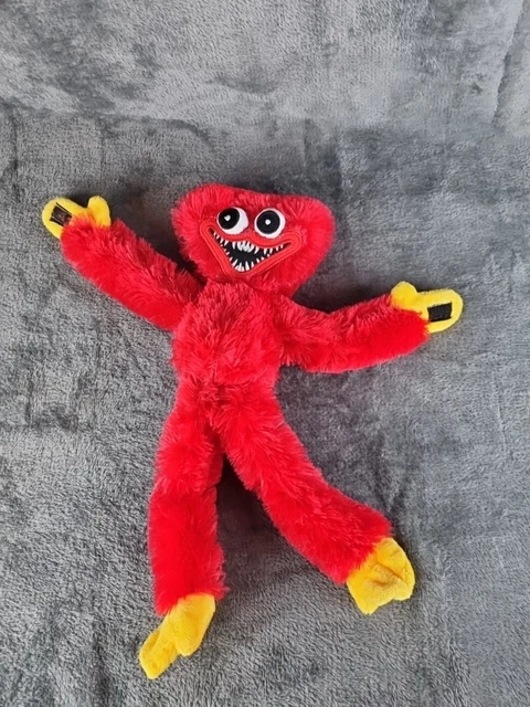 POPPY PLAYTIME HUGGY Wuggy Plush Soft Toy, Red, Monster. Roblox £9.90 ...