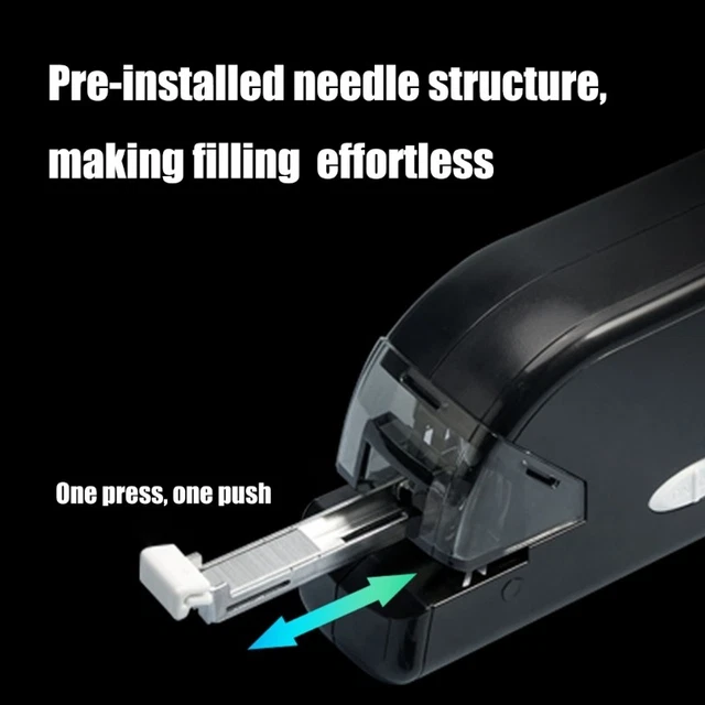 PORTABLE ELECTRIC STAPLER Rechargeable Battery Powered Automatic ...