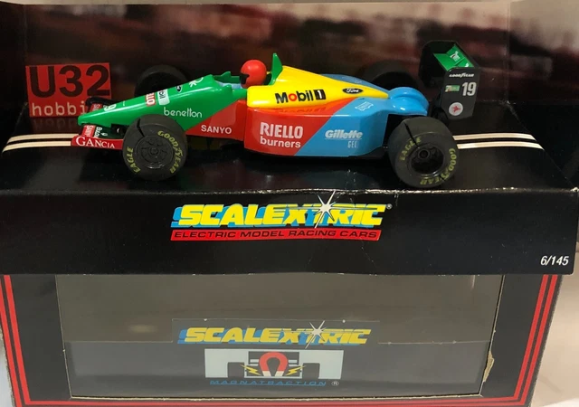 SLOT CAR SCX Scalextric C-461 Benetton Ford B189 #1 F1 1989 Alessandro ...