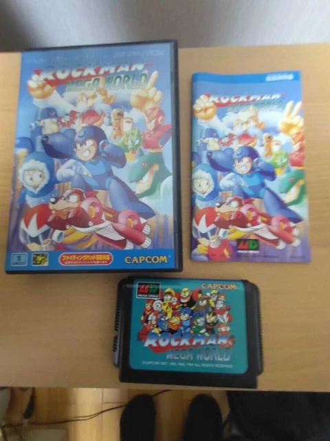 COMPLETE ROCKMAN MEGA World Mega Drive Japanese Mega Man game from ...
