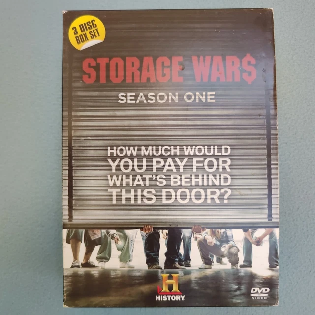 STORAGE WARS SEASON 1 HISTORY CHANNEL 3 x DVDs boxset hoarders auction ...