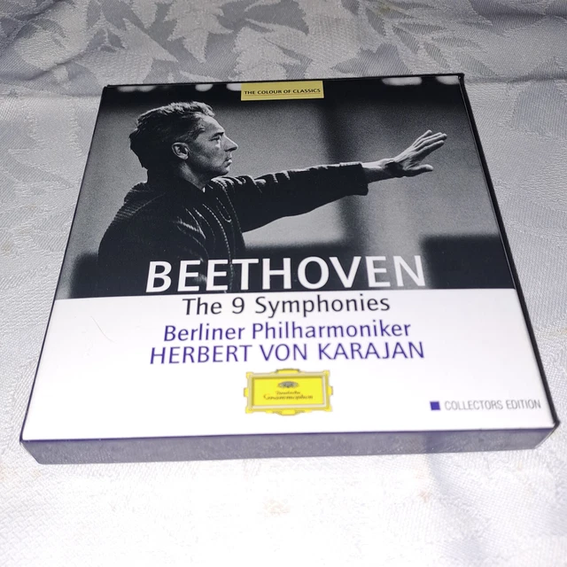 BEETHOVEN THE 9 Symphonies Berliner Philharmoniker 5 Cds Herbert Von Karajan EUR 15,00 - PicClick FR
