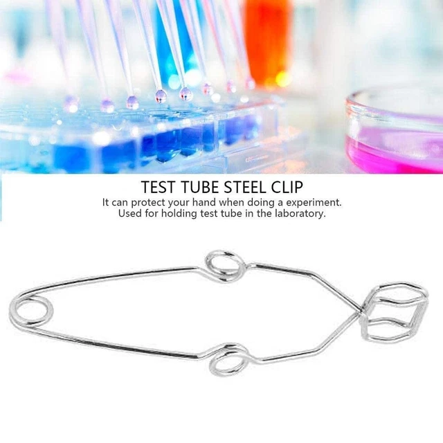 PINCE À TUBE d'essai à ressort compact en acier pour laboratoire ...