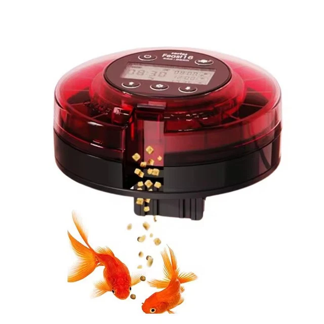 PETBANK AUTOMATIC FISH Feeder for Aquarium - Auto Food Dispenser with ...