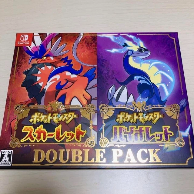 POKEMON SCARLET & Pokemon Violet Double Pack for Nintendo Switch NEW ...